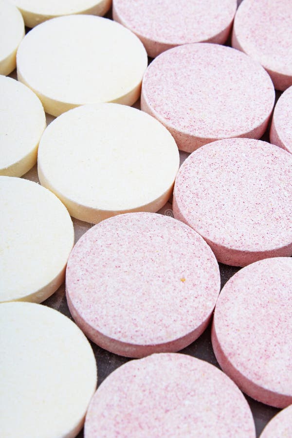 Stack of Vitamin Mineral Supplement Effervescent Tablets Pattern ...