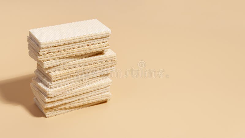 Stack Wafers with Copy Space2. High Quality Beautiful Photo Concept ...