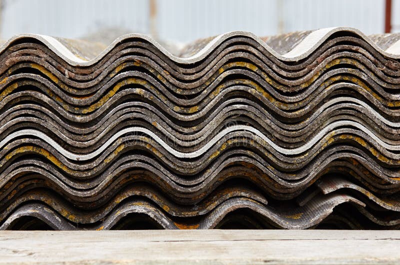 A Stack of Wave Slate. Gray Wavy Slate Stock Photo - Image of home ...