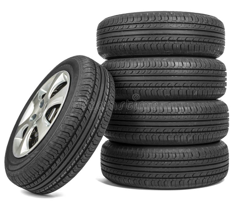 Stack of wheels stock photo. Image of automotive, pattern - 103932780