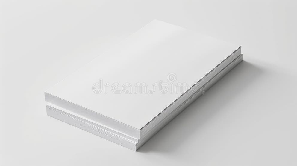 Stack of White Books on a Table, Suitable for Educational or Office ...