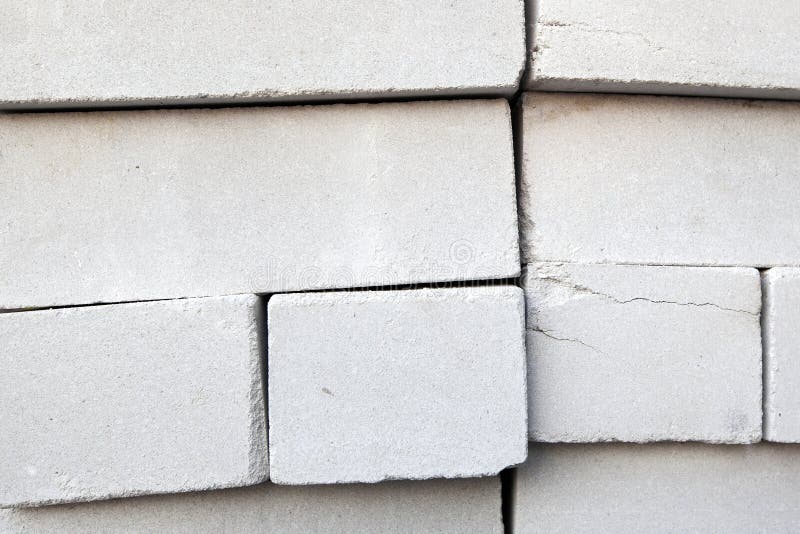 Stack of white bricks stock photo. Image of pattern, heap - 50243080