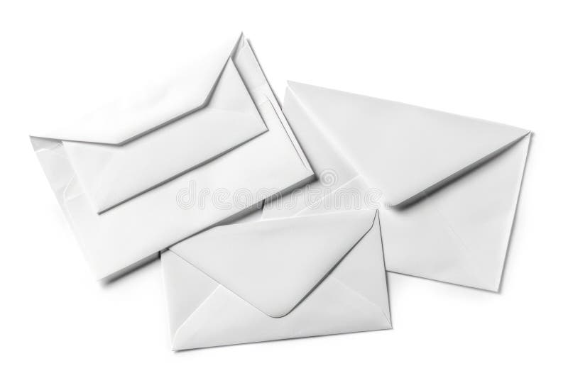 A Stack of White Envelopes Stacked One on Top of Another, Perfect for ...