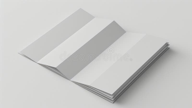 A Stack of White Folded Paper on a Table, Perfect for Office or ...