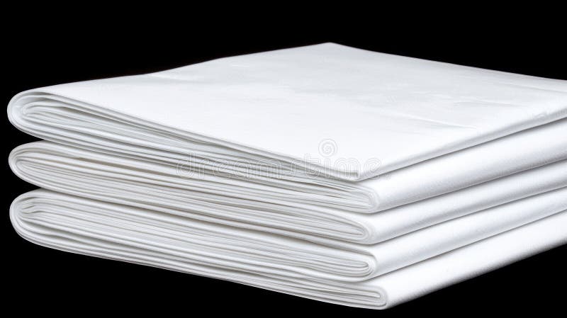 Stack White Sheets Folded Top Each Other Stock Photos - Free & Royalty ...