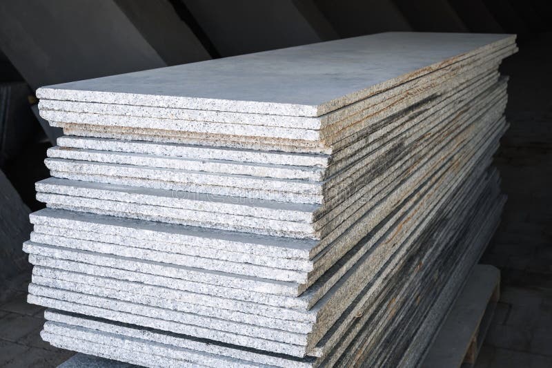 Stack of White Marble Slabs on Construction Site for the Decoration of ...
