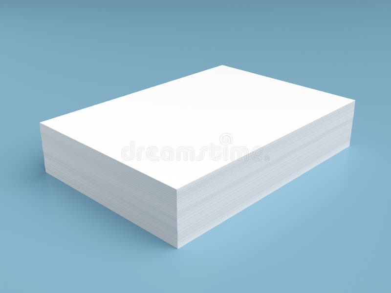 Stack of A4 paper stock image. Image of stack, supplies - 1344187