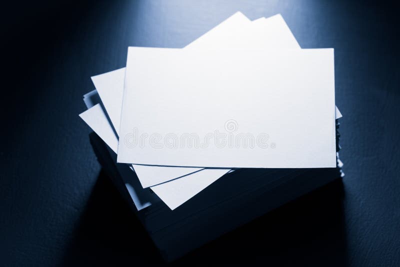 Stack of white paper cards stock photo. Image of card - 27544514