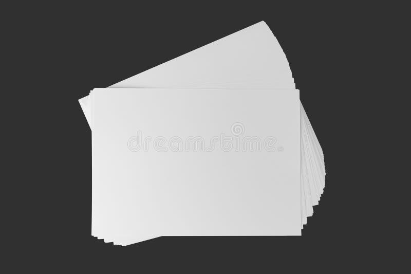 A Stack of White Paper for Printing in the Office Stock Image - Image ...