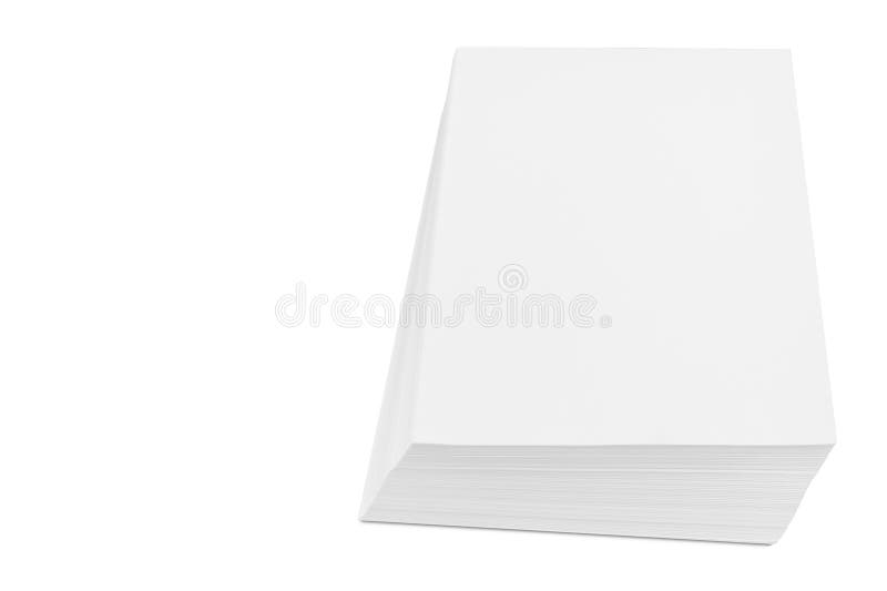 A Stack of White Paper for Printing in the Office Stock Photo - Image ...