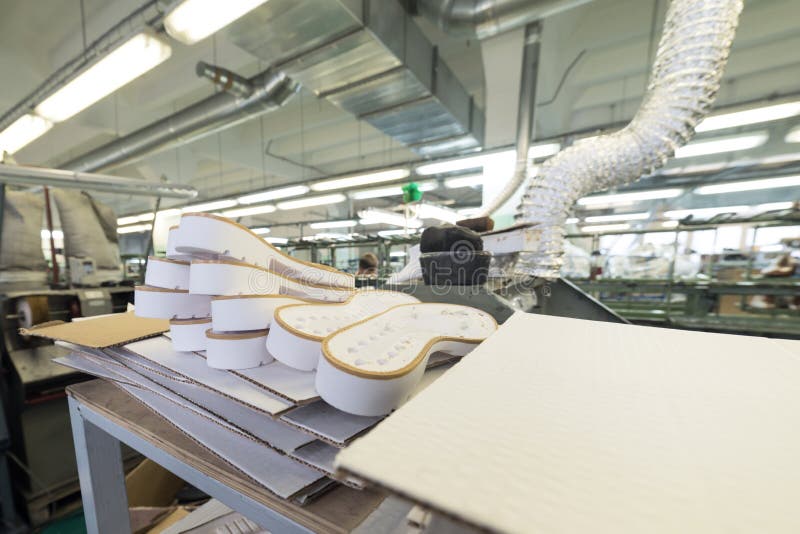 A Stack of White Shoe Soles. Stock Image - Image of modern ...