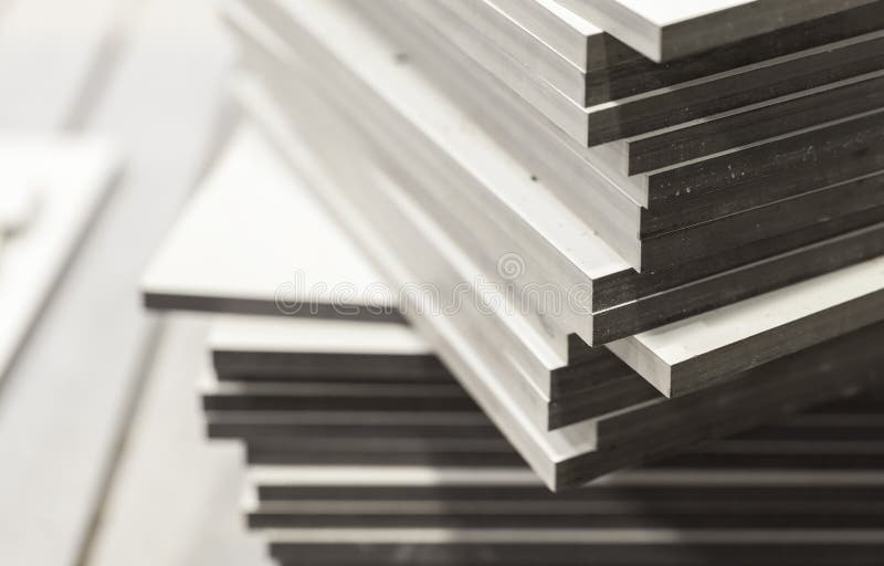 Stack of White Textolite Sheets Stock Photo - Image of abstract, design ...
