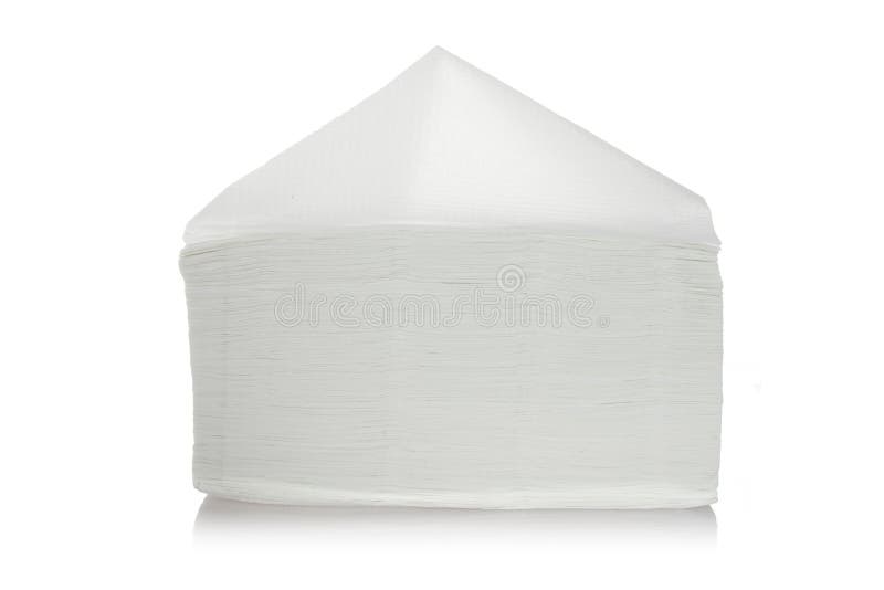 Stack of White Tissue Paper Isolated Stock Image - Image of clean ...