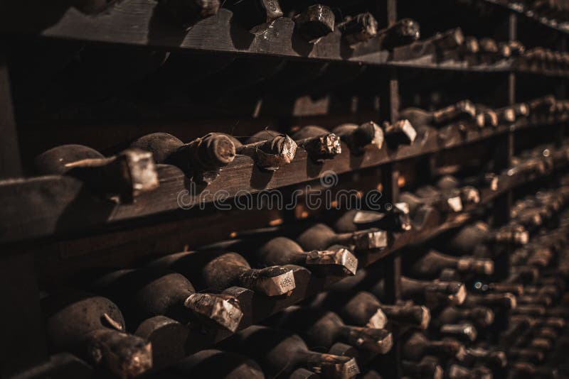Stack of oak wine barrels stock photo. Image of wine - 15219420