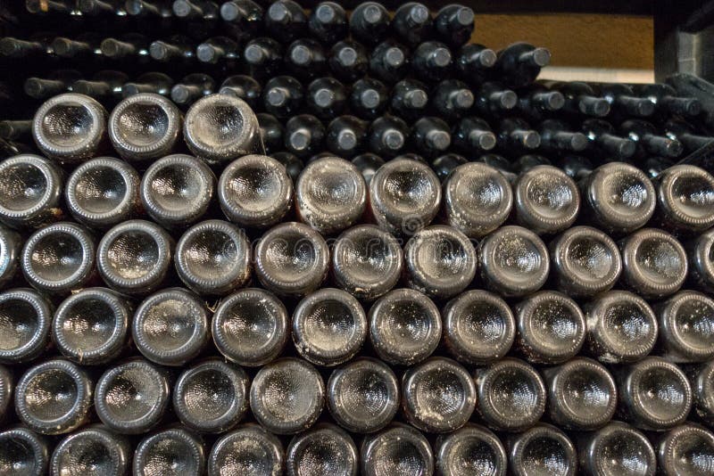 Stack of oak wine barrels stock photo. Image of wine - 15219420