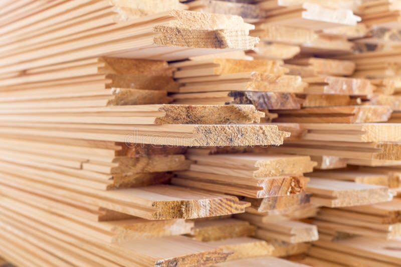 Stack of Wood Boards for Construction or Stock Photo - Image of natural ...