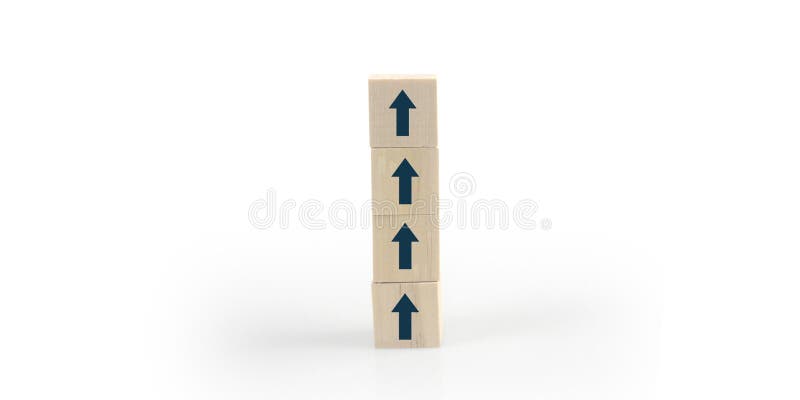 Stack Wood Cube Block Stacking Stock Photo - Image of management ...