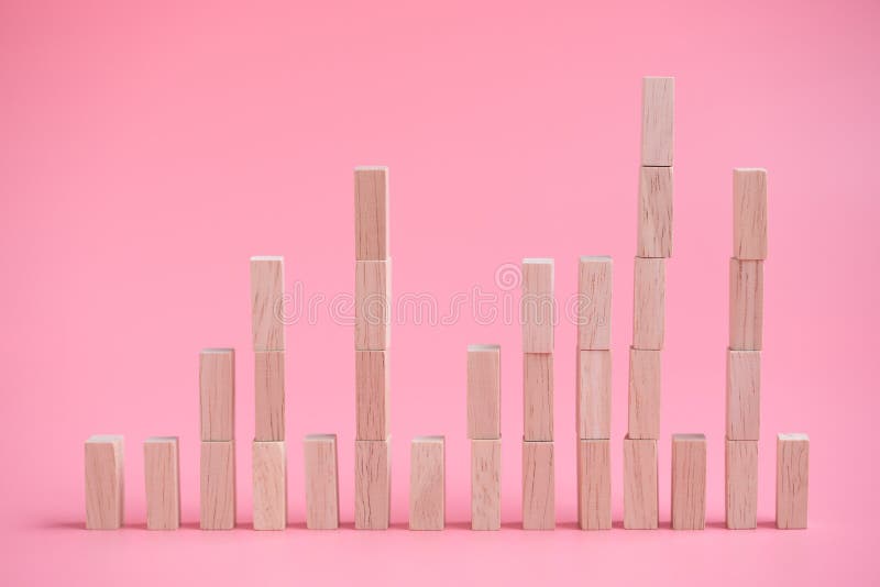 Stack of Wood Cube Building Blocks Stock Image - Image of wooden ...