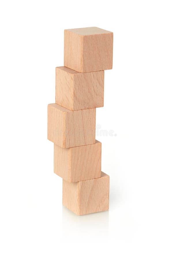 Stack of wood cubes stock image. Image of block, design - 170109651