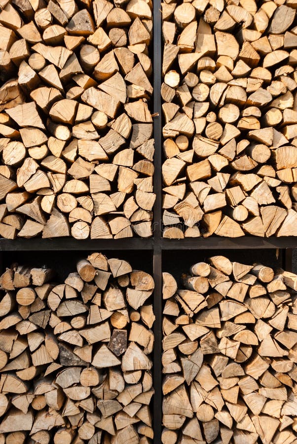 Stack of wood stock photo. Image of woodpile, wooden - 105622666