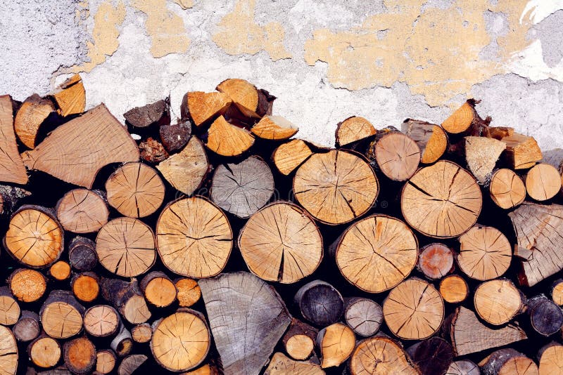 Stack of wood logs stock photo. Image of logs, chop - 149461400