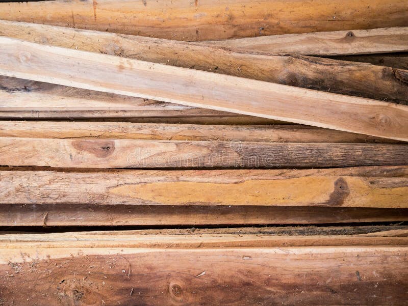 Stack of wood plank stock photo. Image of plank, natural - 97294624