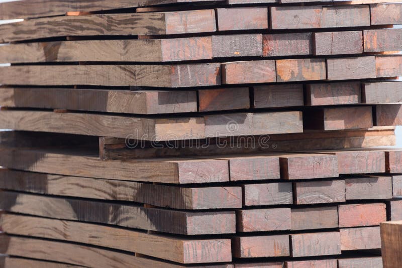 Stack of wood planks stock image. Image of softwood, stack - 52481889