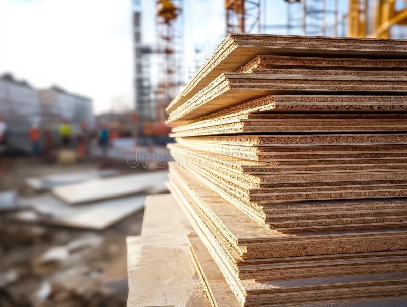 Stack of Wood Planks are Piled on Top of Each Other Stock Image - Image ...