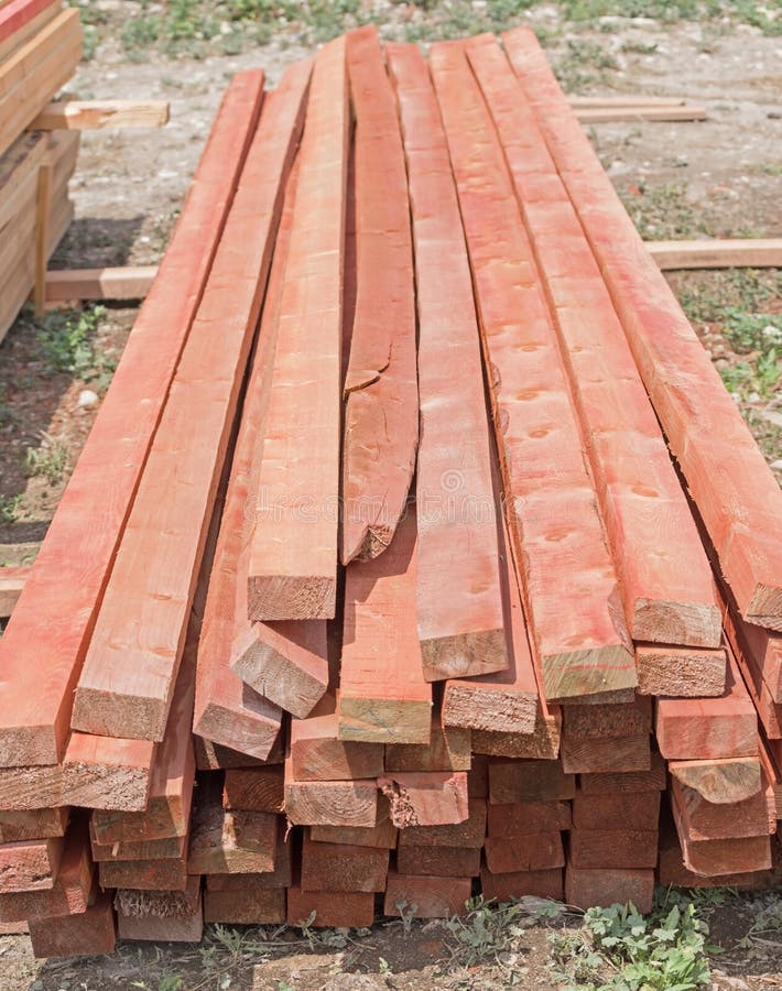 Stack of wooden bars stock photo. Image of timber, nature - 123926992