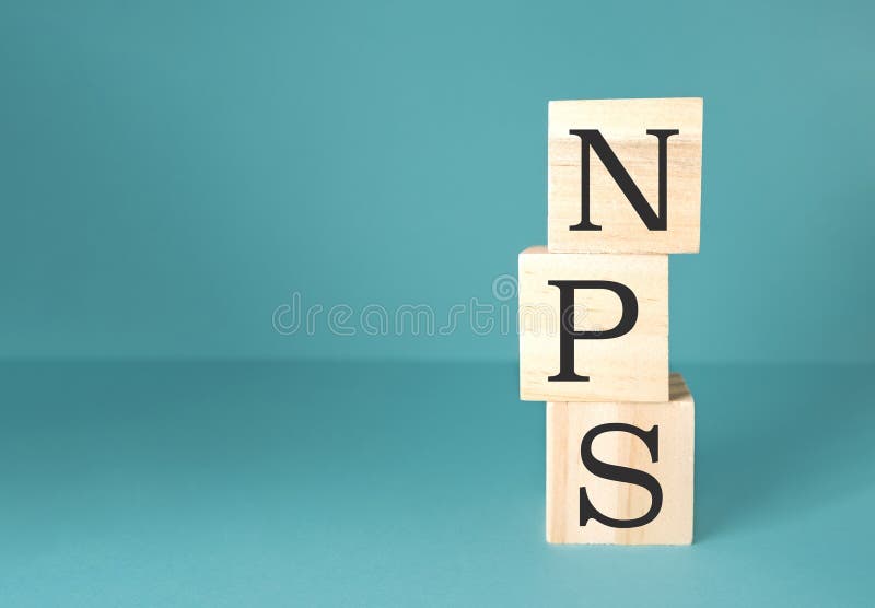 Stack of Wooden Blocks with the Letters NPS on Top Stock Image - Image ...