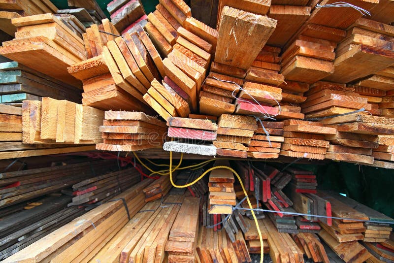 Stack of wooden boards stock photo. Image of pile, heap - 22147834