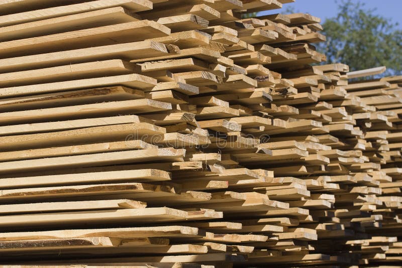 Stack of wooden boards. stock image. Image of stack, timber - 22894377