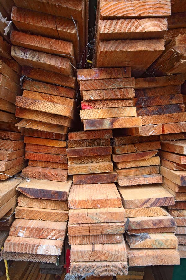 Stack of wooden boards stock photo. Image of pile, heap - 22147834