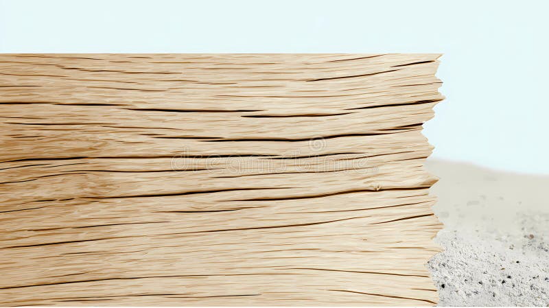 Stack of Wooden Boards Cartoon Material Set Stock Illustration ...