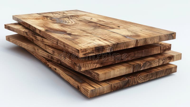 Stack of Wooden Boards stock image. Image of arranged - 308780915