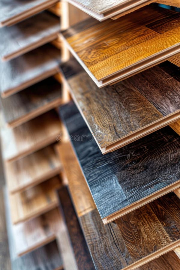 A Stack of Wooden Floors Piled High in a Rustic Setting, Suitable for ...