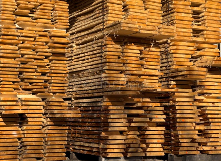 Stack of Wooden Pallets Timber Carpentry Stock Image - Image of ...