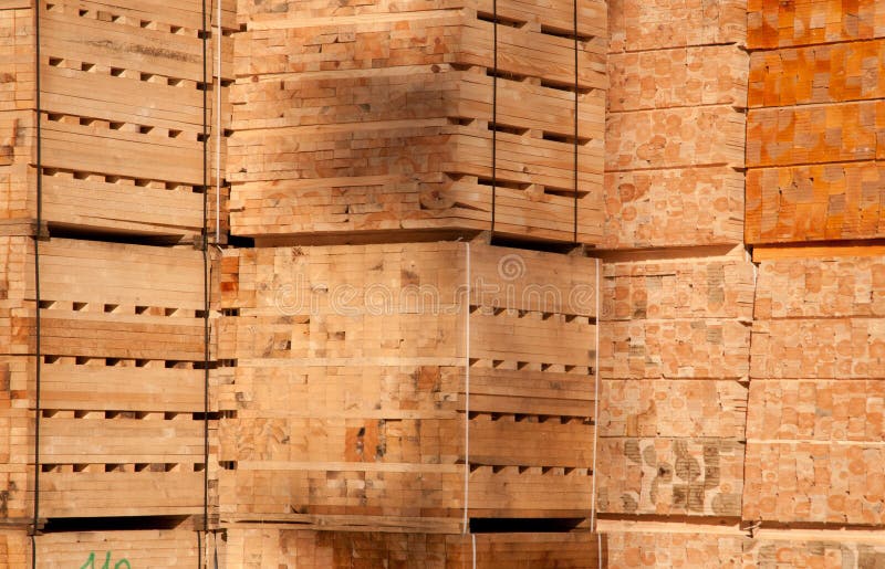 Stack of wooden planks stock photo. Image of lumber, natural - 17649240