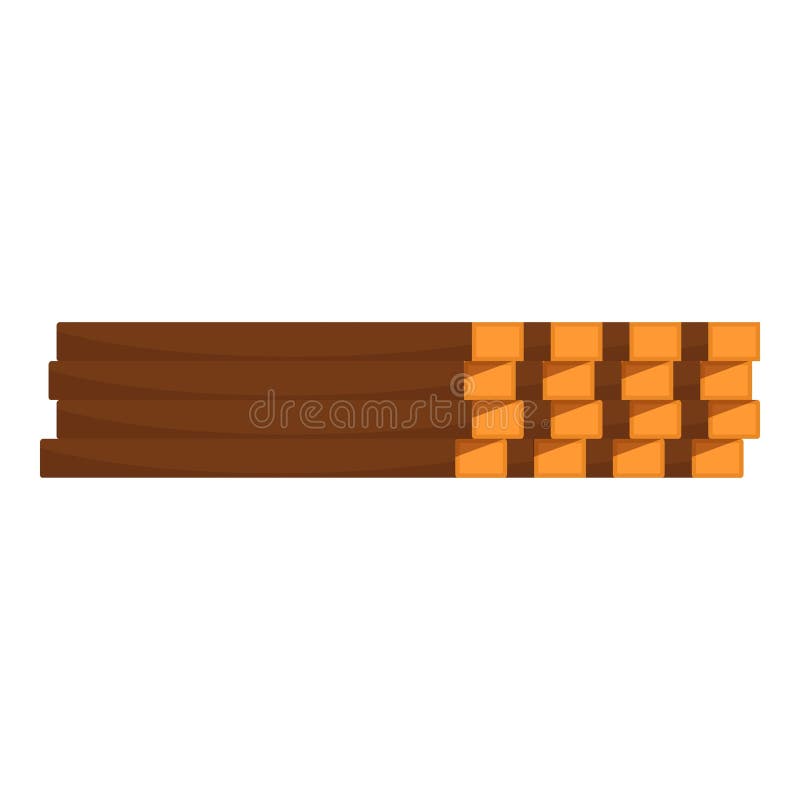 Stack of Wooden Planks for Construction Material Stock Vector ...
