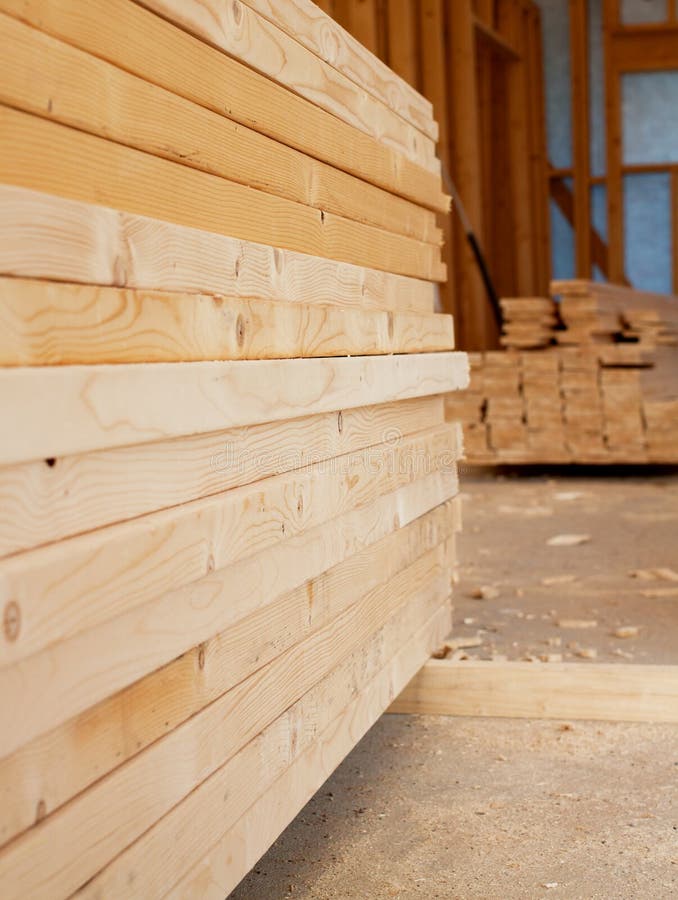 Stack of wooden planks stock photo. Image of plank, pine - 44551050