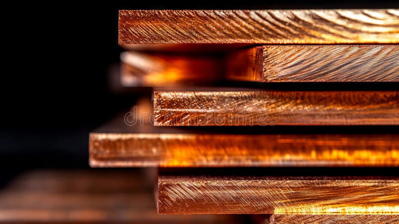 A Stack of Wooden Planks Stacked on Top of Each Other Stock Photo ...