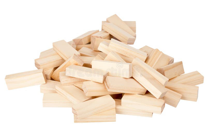 Stack of Wooden Rectangular Blocks Stock Photo - Image of game, play ...