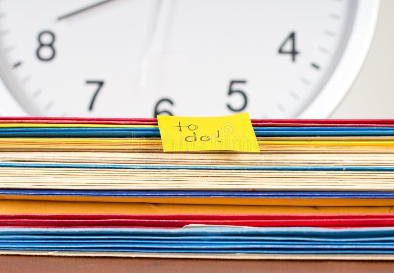 Deadline or task list stock photo. Image of data, office - 98897724