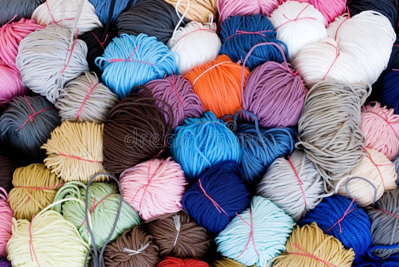 Stack of yarn stock photo. Image of colored, multi, variation - 6121018