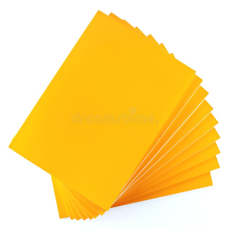 Stack of Yellow Books stock image. Image of learning - 17340927