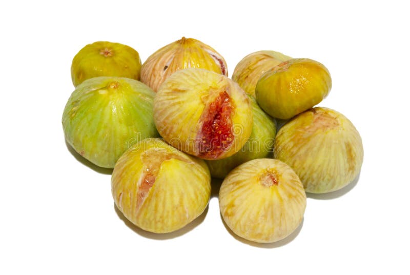 Stack of yellow figs. stock image. Image of healthy, closeup - 7308619