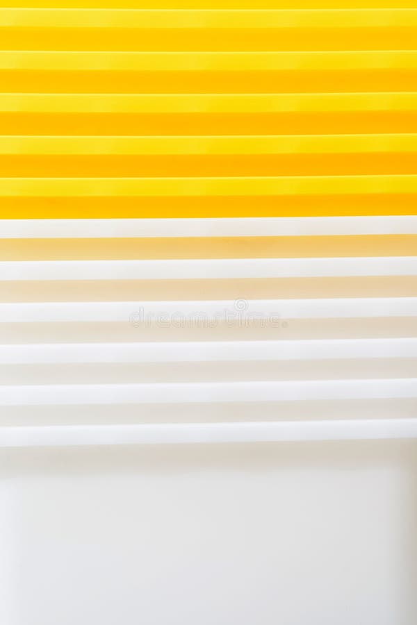 Stack of Yellow and White Recycled Plastic Containers Stock Photo ...