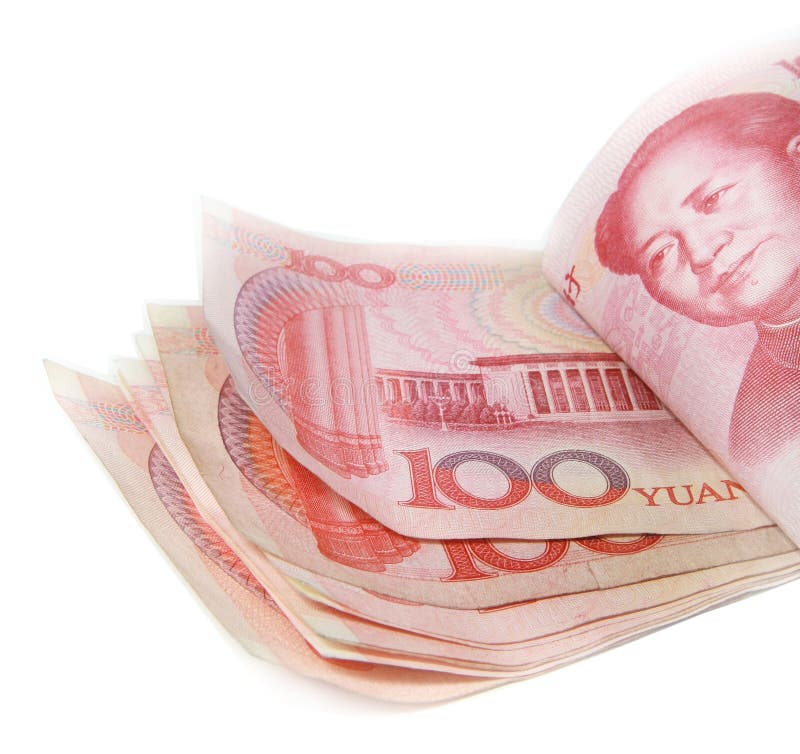 Stack of 100 Yuan bills stock image. Image of rich, china - 34895737