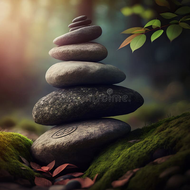 Zen Stacking Stones Stock Illustrations – 89 Zen Stacking Stones Stock ...