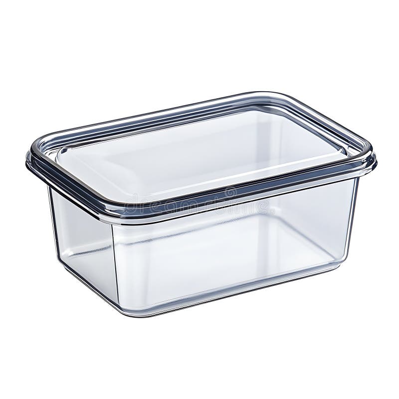 Stackable Clear Storage Tote with Reliable Locking Lid Design Stock ...